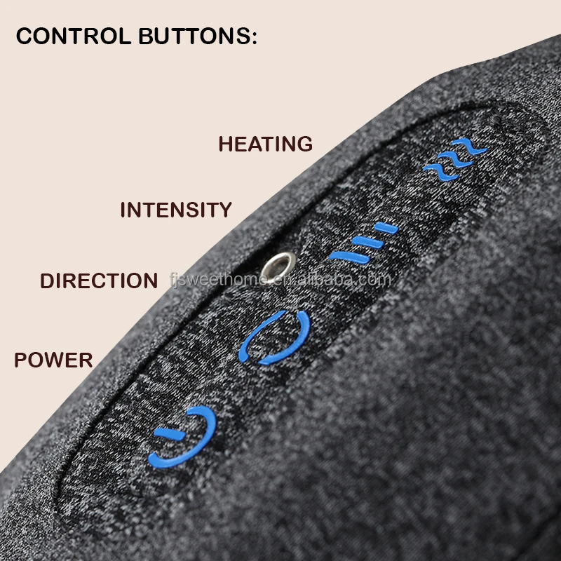 Electric Rechargeable Body Relax Massager Battery Neck Support 3d Deep ...