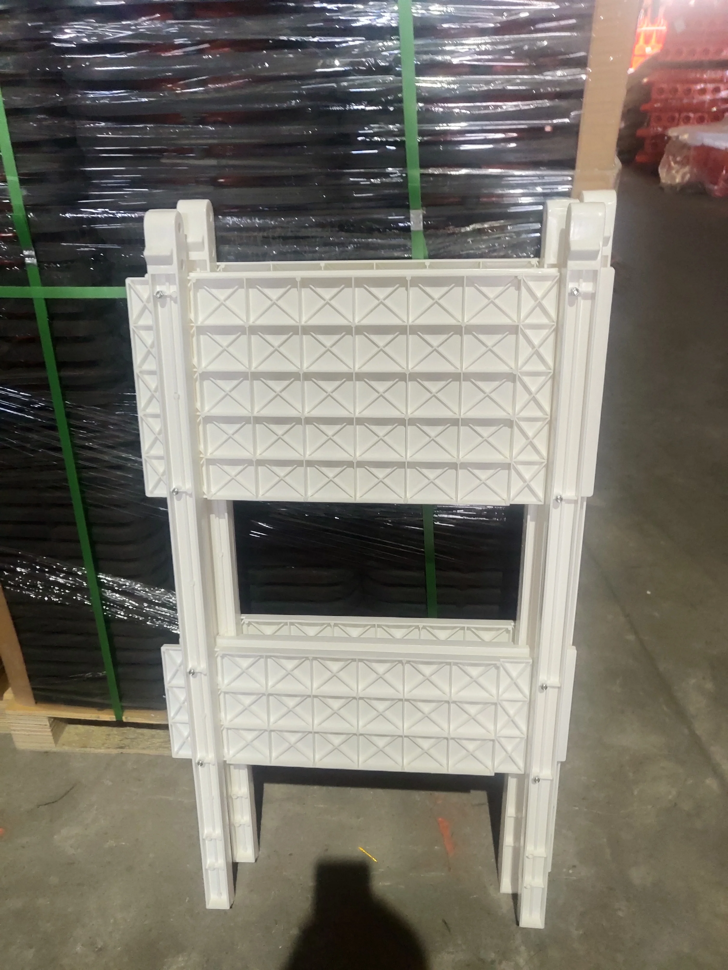 American Standard White Reflective Plastic Warning Board with ...