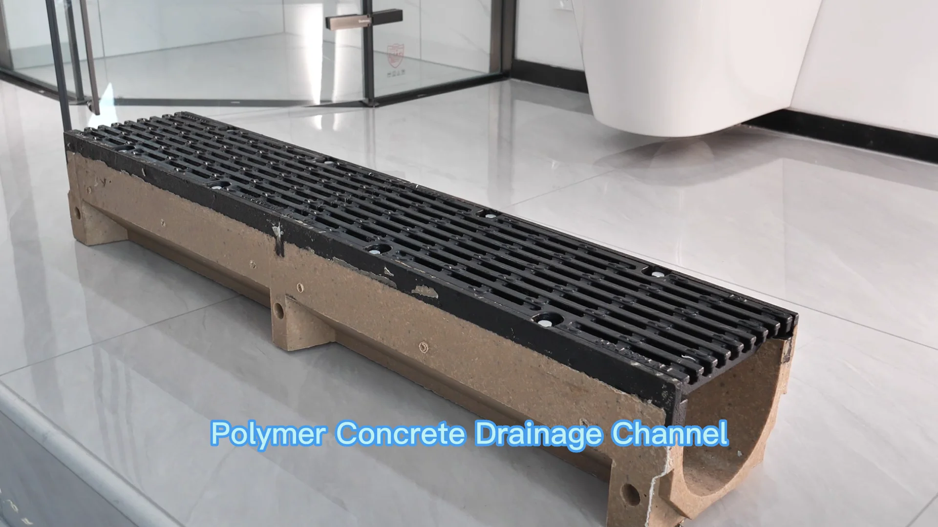 Outdoor Surface Water Drainage Solutions Polymer Concrete Drain Channel ...