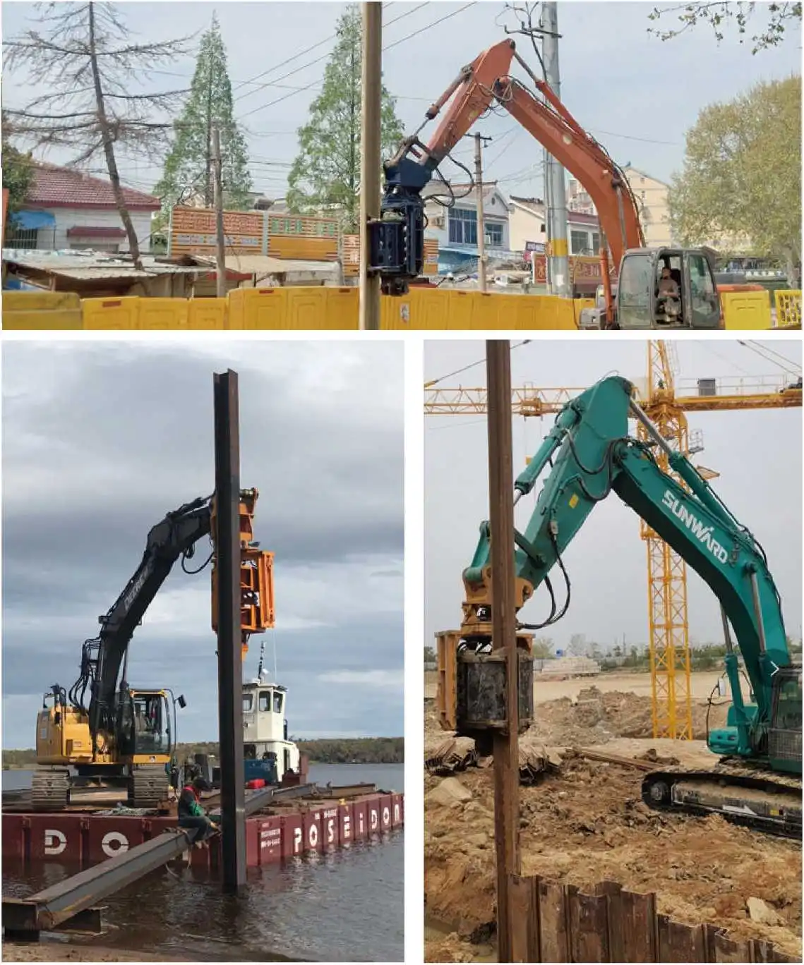 Mini Hydraulic Sheet Pile Drivers - Compact & Efficient