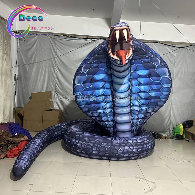 Personalized Giant Inflatable Snake Model Inflatable Cobra For Music ...