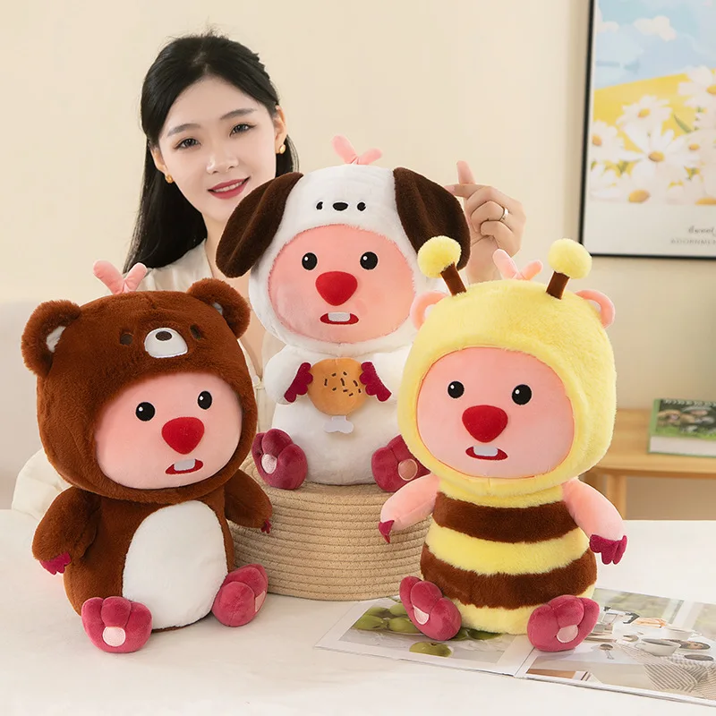 Linda Kawaii Loopy Beaver Ruby Plush Toy Loopy Beaver Ruby Cross ...