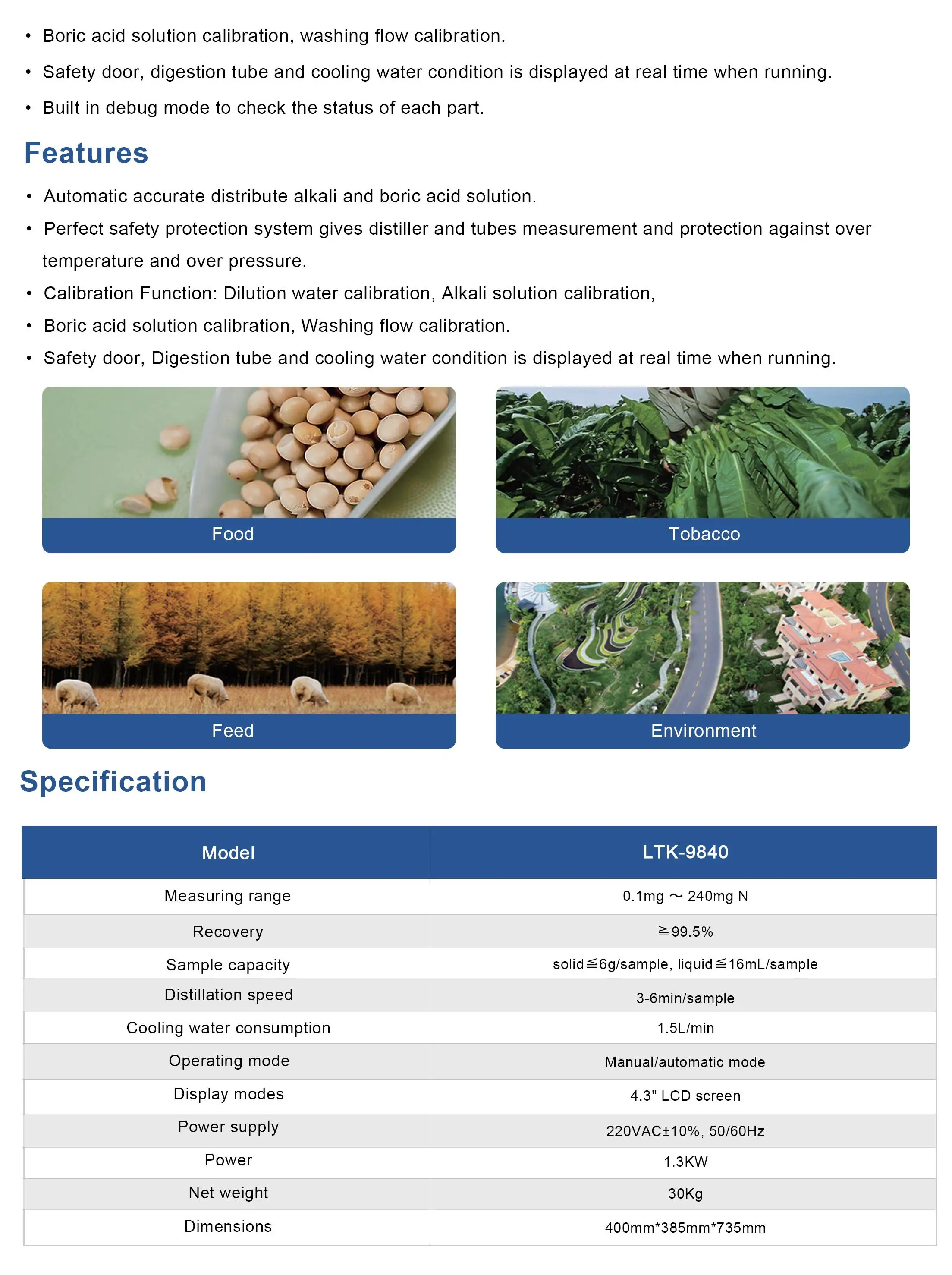 Labtex Kjeldahl Distillation Unit - Eco-Friendly Protein Analyzer