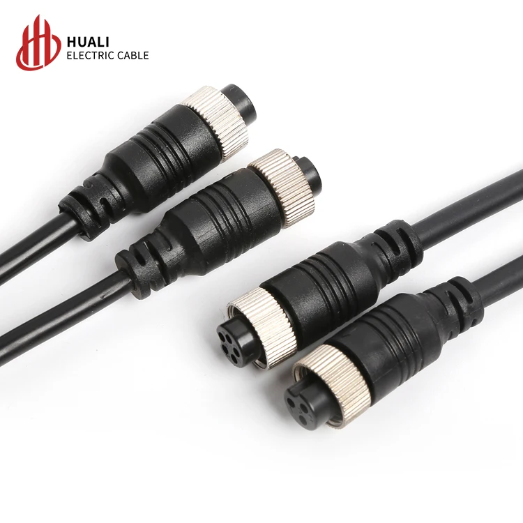 Customized Aviation Plug With Wire Connector Injection Molded Single ...