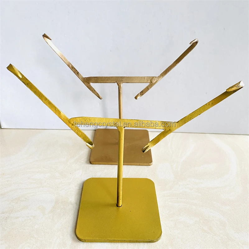 Wholesale Metal Base Crystal Wings Display Stands