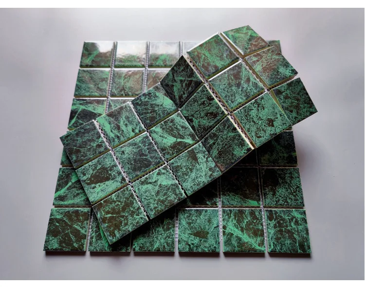 Longstar Latest Hotselling Green Marble Mosaic Tile for Bathroom ...