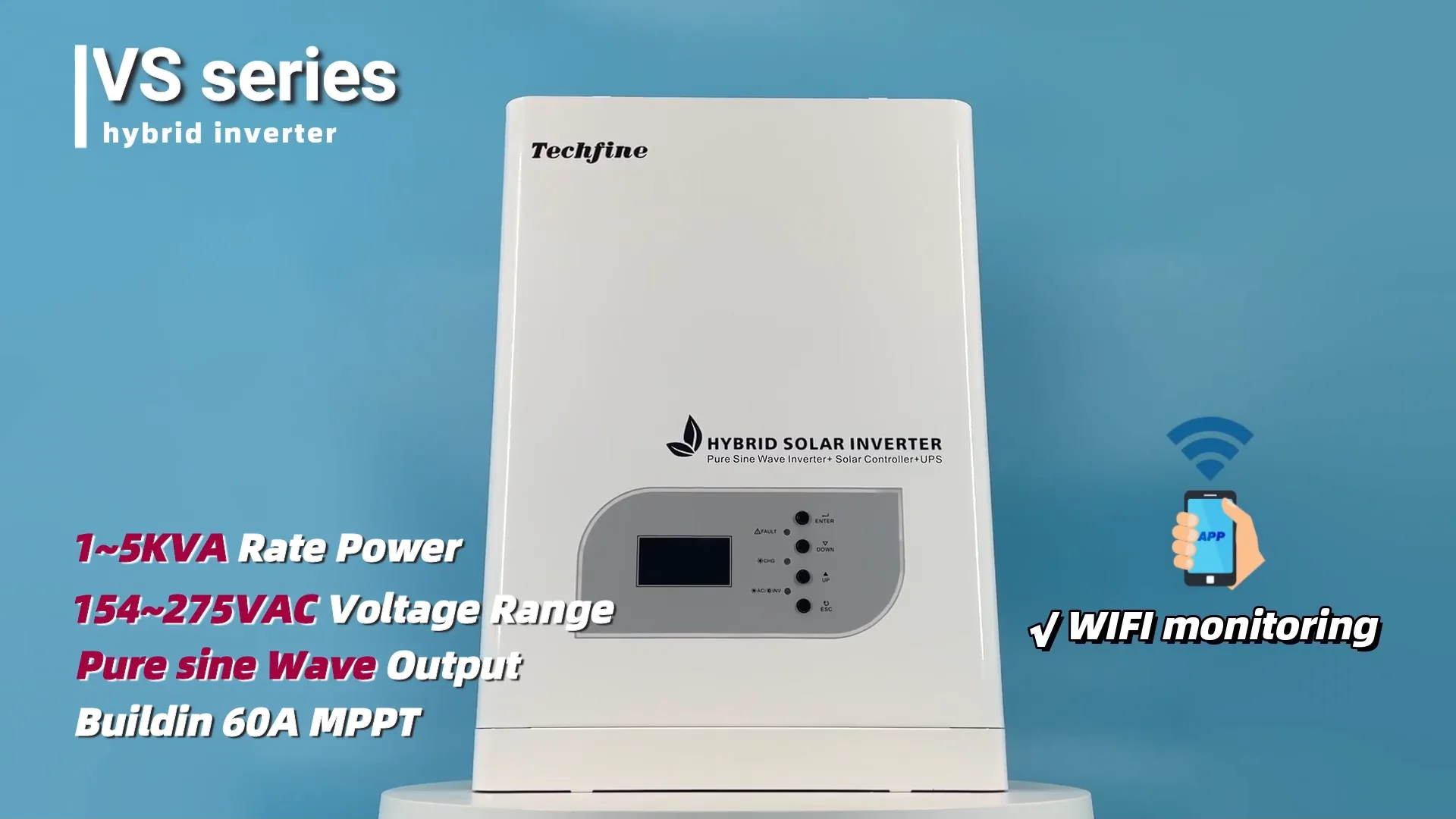 6kva 48v Solar Inverter 220v 50hz 110v 60hz Inverter 6000w Pure Sine ...