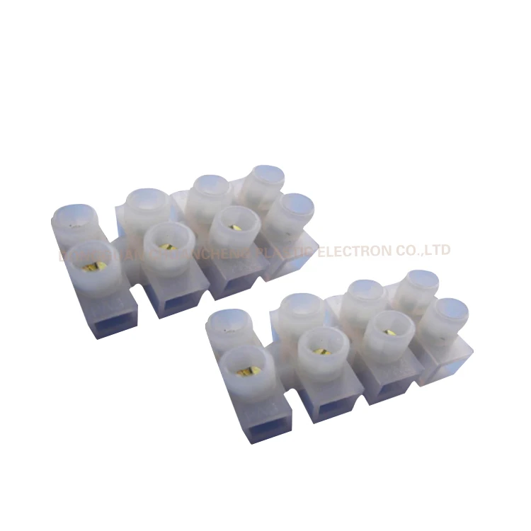 Nylon Plastic Terminal Block Pa66 Terminal Block 24a / 450v Wire ...