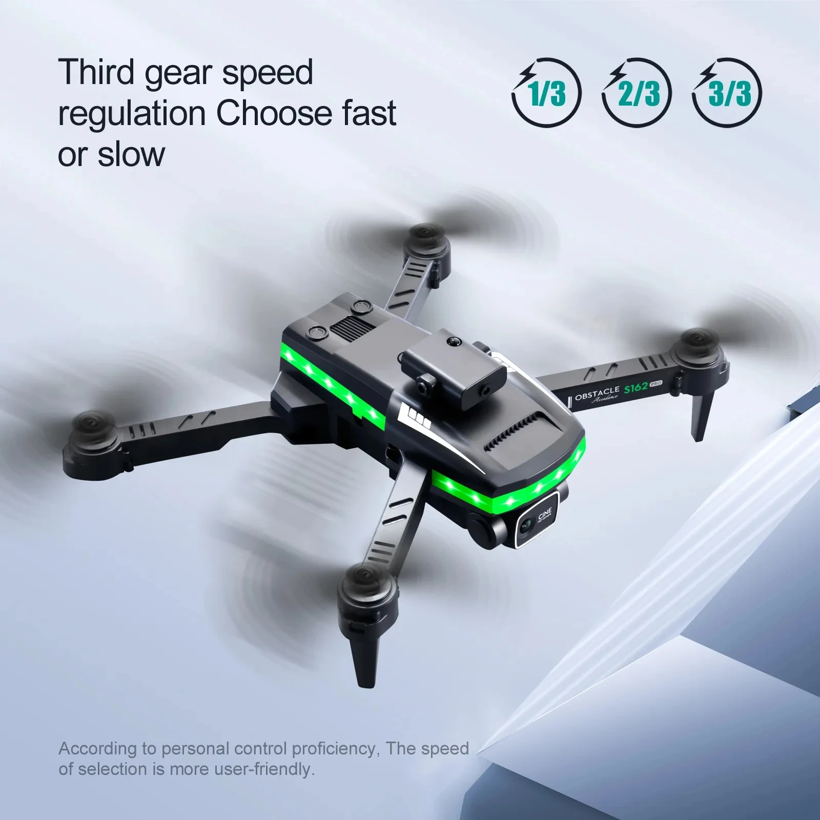 S162 Drone Camera with Remote Control - Obstacle Avoidance