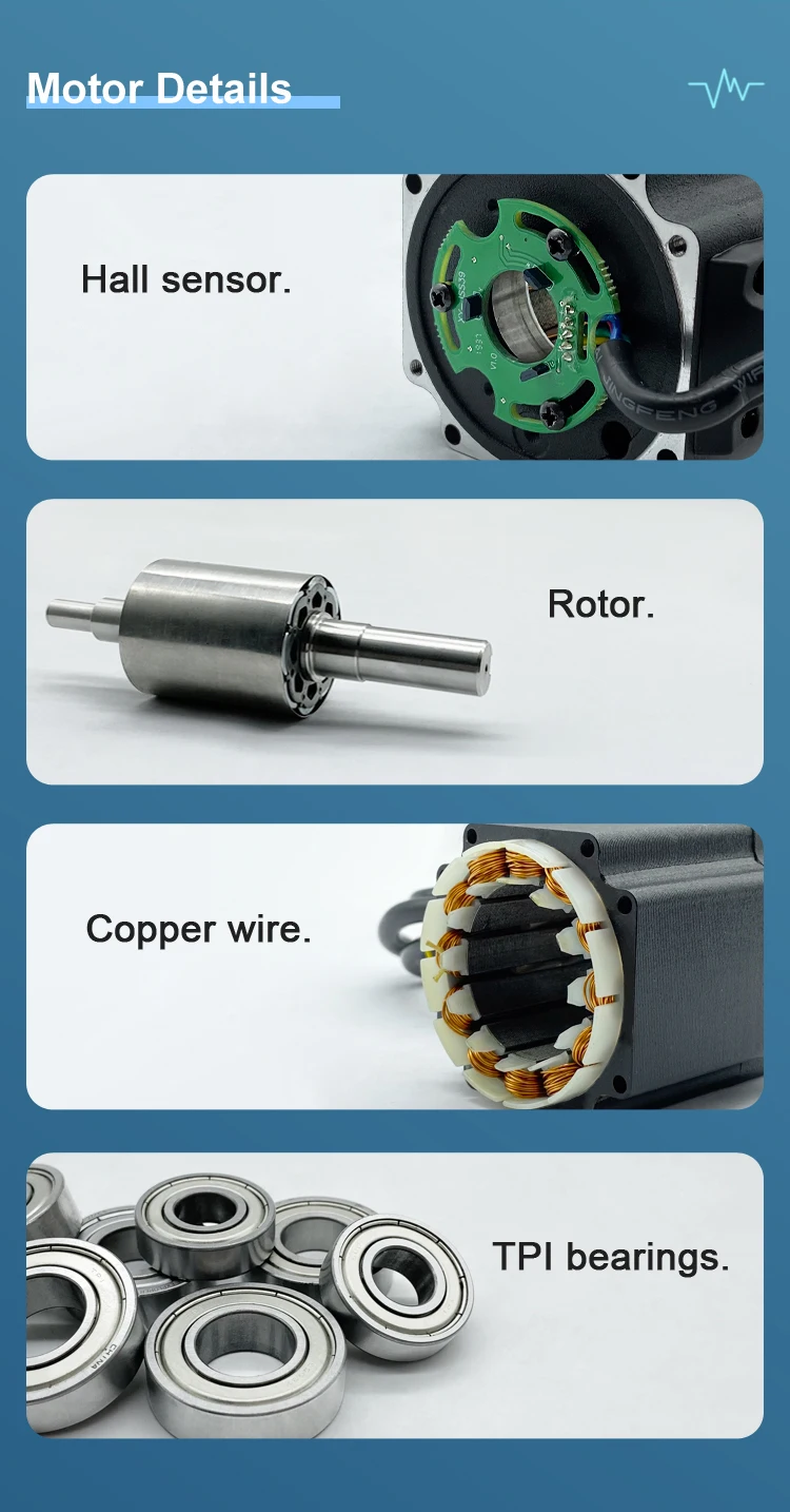 High Performance DC Motors - 12V to 24V Brushless Control