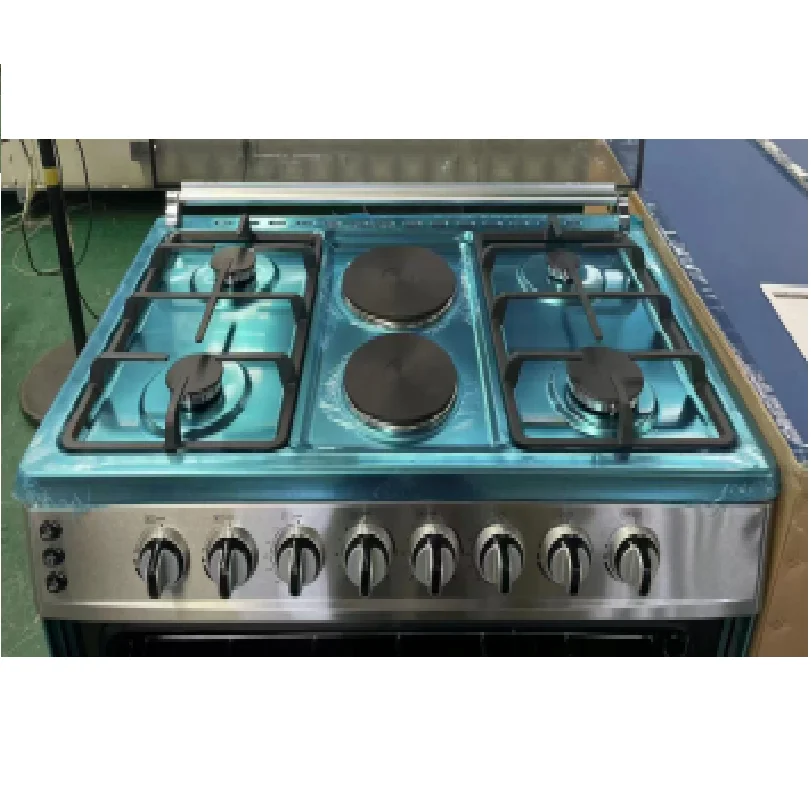 6 Gas Burners With Oven Ckd,4 Gas Burners And 2 Electric Plates With ...