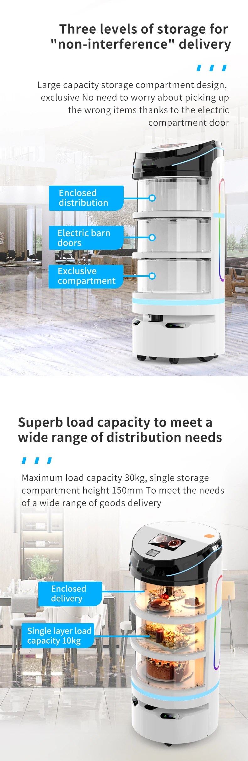 Efficient Contactless Delivery with REEMAN Robot Waiter