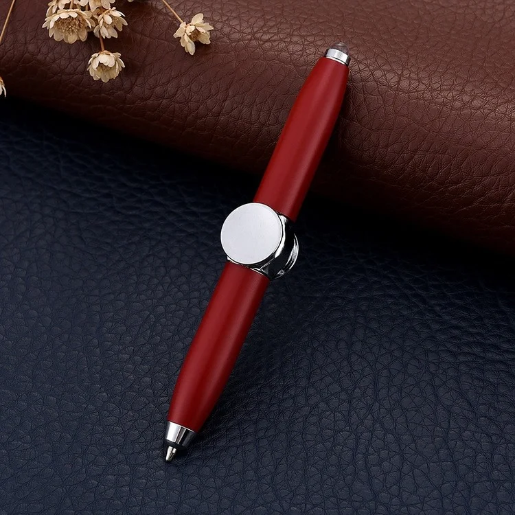 Fingertip Gyro Pen Multifunctional Ballpoint Pen Rotating Finger Led ...