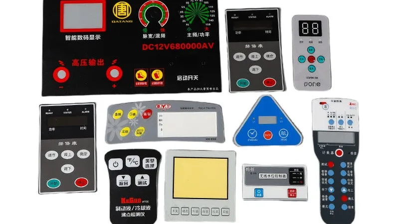 Custom Control Panel Buttons Board 3-m Overlay Panel Glossy Matte ...