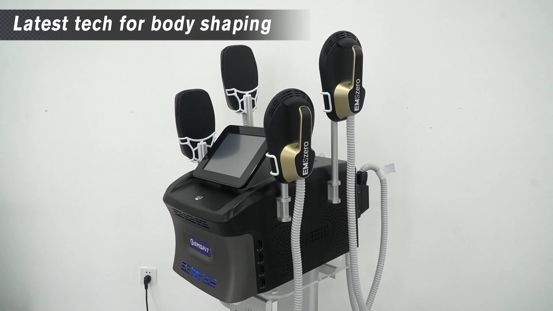 4 Handles 14 Tesla Emt Rf Stimulator Ems Body Slimming Muscle Building ...