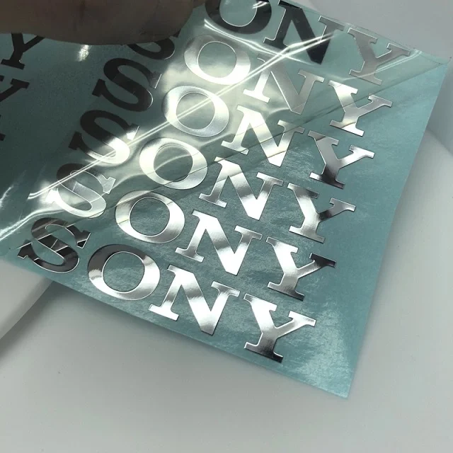 Custom Self Adhesive Logo Sticker Metal Aluminum Asset Tag Barcode Label