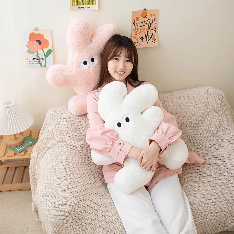 Wholesale Cute White Rabbit Plush Toy Rag Doll Pillow Soft Stuffed Toys ...