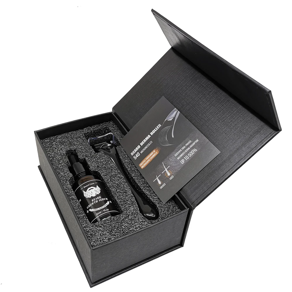 Beard Grooming Kit - Promote Growth with Cruelty-Free Oil