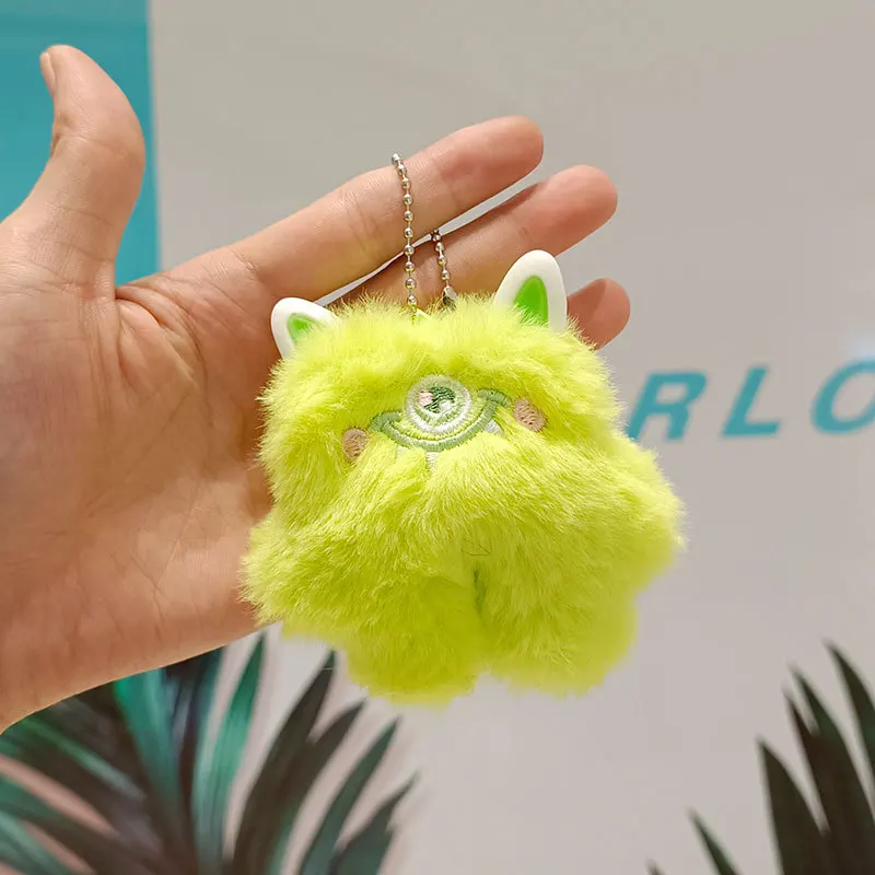 Cute Cartoon Big Eye Monster Plush Pendant Doll Little Monster Bag ...