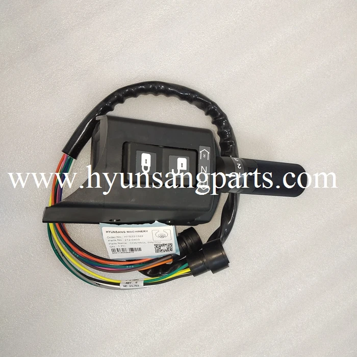 Hyunsang挖掘机附件控制开关212-0403 2120403 3E5370 4P5745 1377722 1142876 3E5493 ...