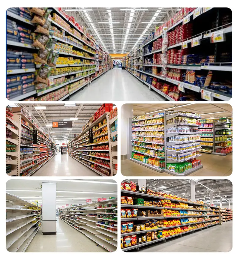 Custom Supermarket Shelves - Durable & Versatile Display Racks