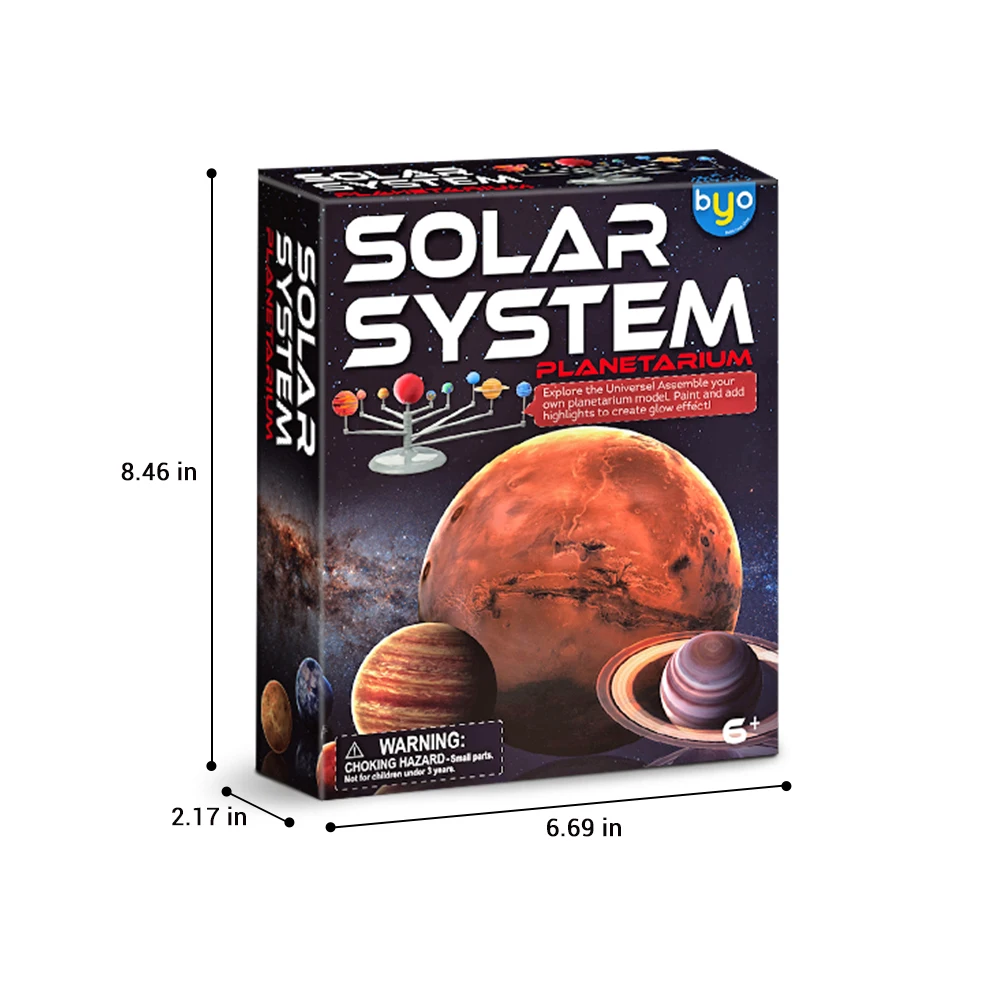 Hot Product Low Moq Kid Educational Toy Diy Solar Kit Planet Tarium Toy ...