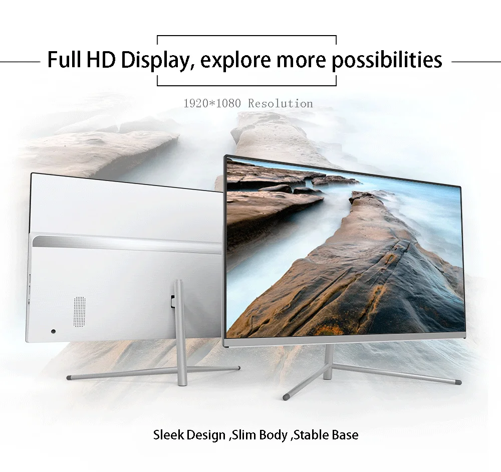 Aio Pc Computer Curved Screen All In One Desktop Brother Pc Integrated ...