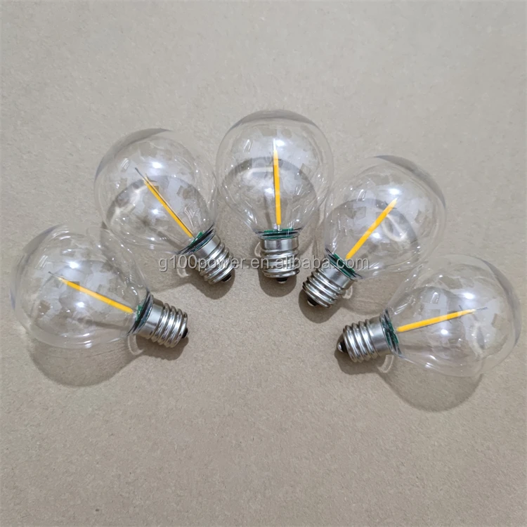 High Efficiency Led Filament G50 Globe Shatterproof Light Bulb Dimmable ...