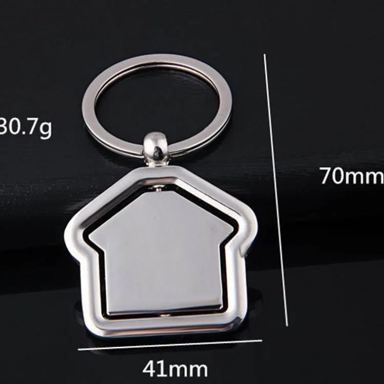 Custom House Keychain Keyring - Promotional Souvenir