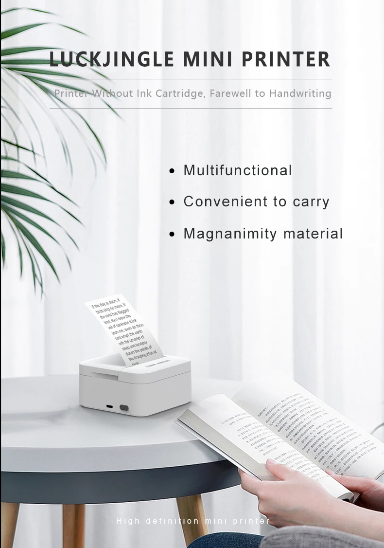LUCK JINGLE Promotion Direct Multifunction Printer for Label Sticker ...