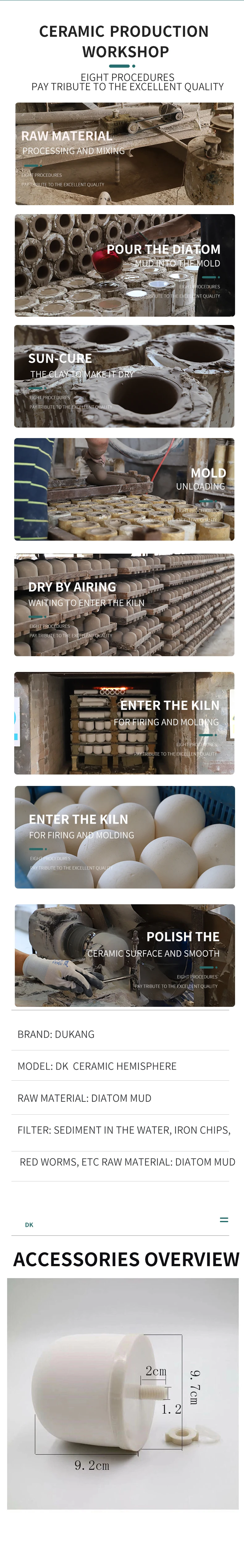 Silver Ceramic Cartridge Ceramic Candle Replacement Water Filter By ...