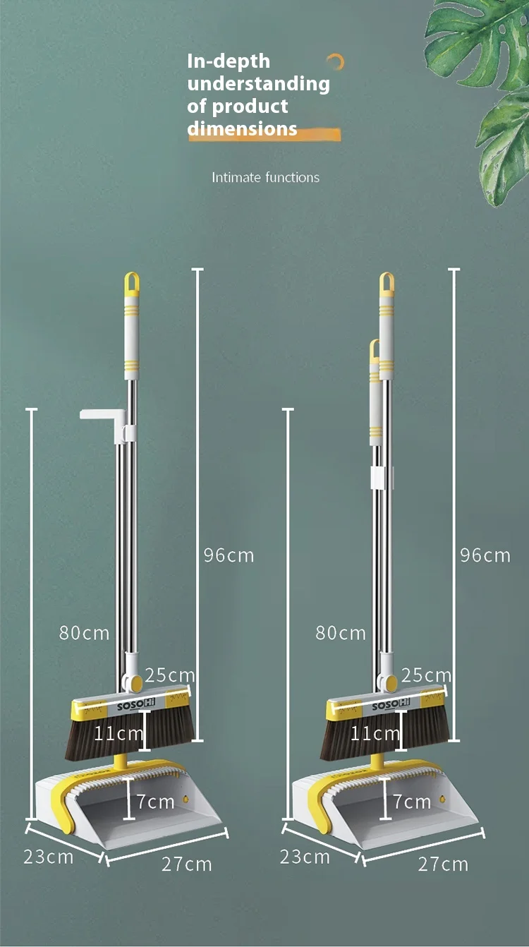 High Quality Home Cleaning Supplies Broom and Dustpan Set Design Broom ...