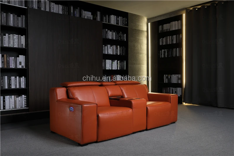 Vip Home Cinema l Shape Sofa Genuine Leather First Class Sofa Room ...