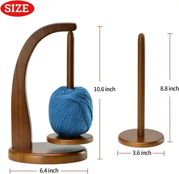 Wooden Rotating Bobbin Stand High Performance Magnet Hand Braided ...