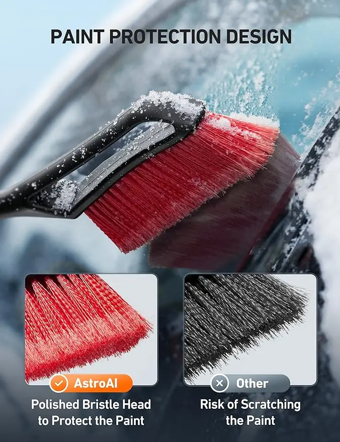 40-inch Detachable Car Wash Brushes Ice Scraper And Snow Brush With ...
