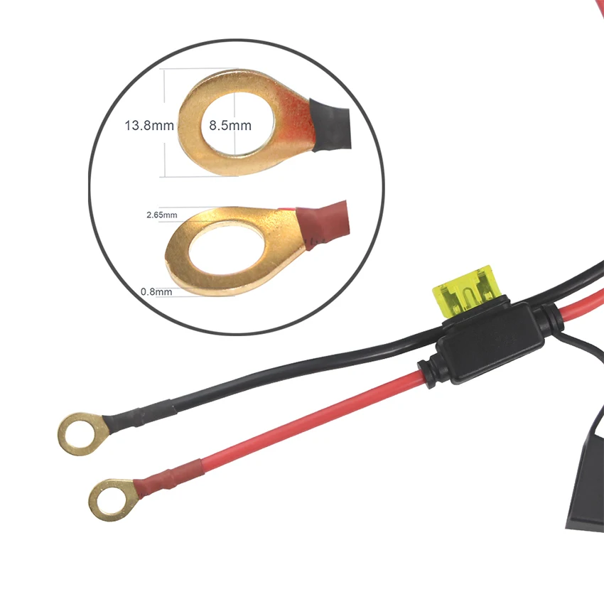 24v Quick Release Adapter Extension 2pin Sae Terminal Cable 12 Awg With ...