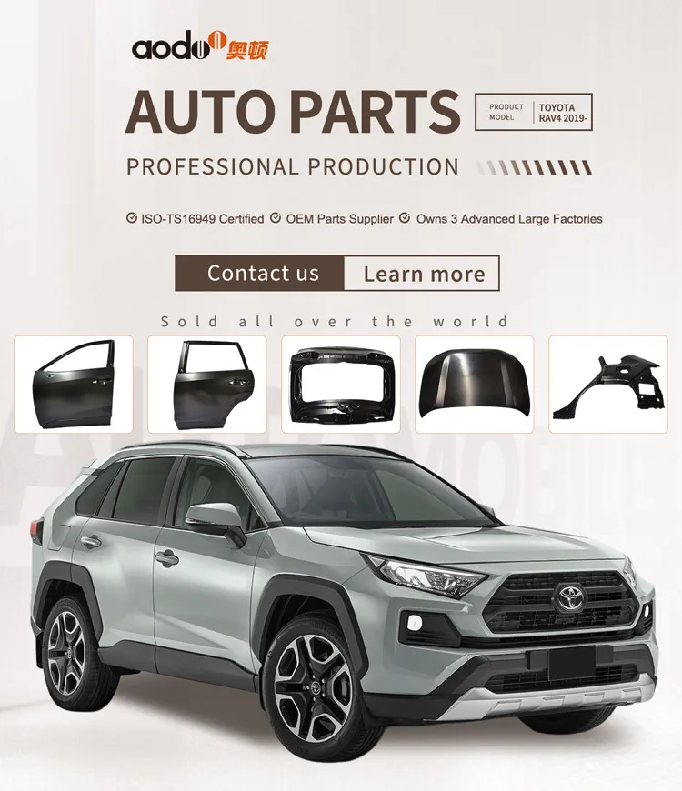 Auto Replacement Steel Car Body Kit Front Bumper Engine Bonnet Hood ...