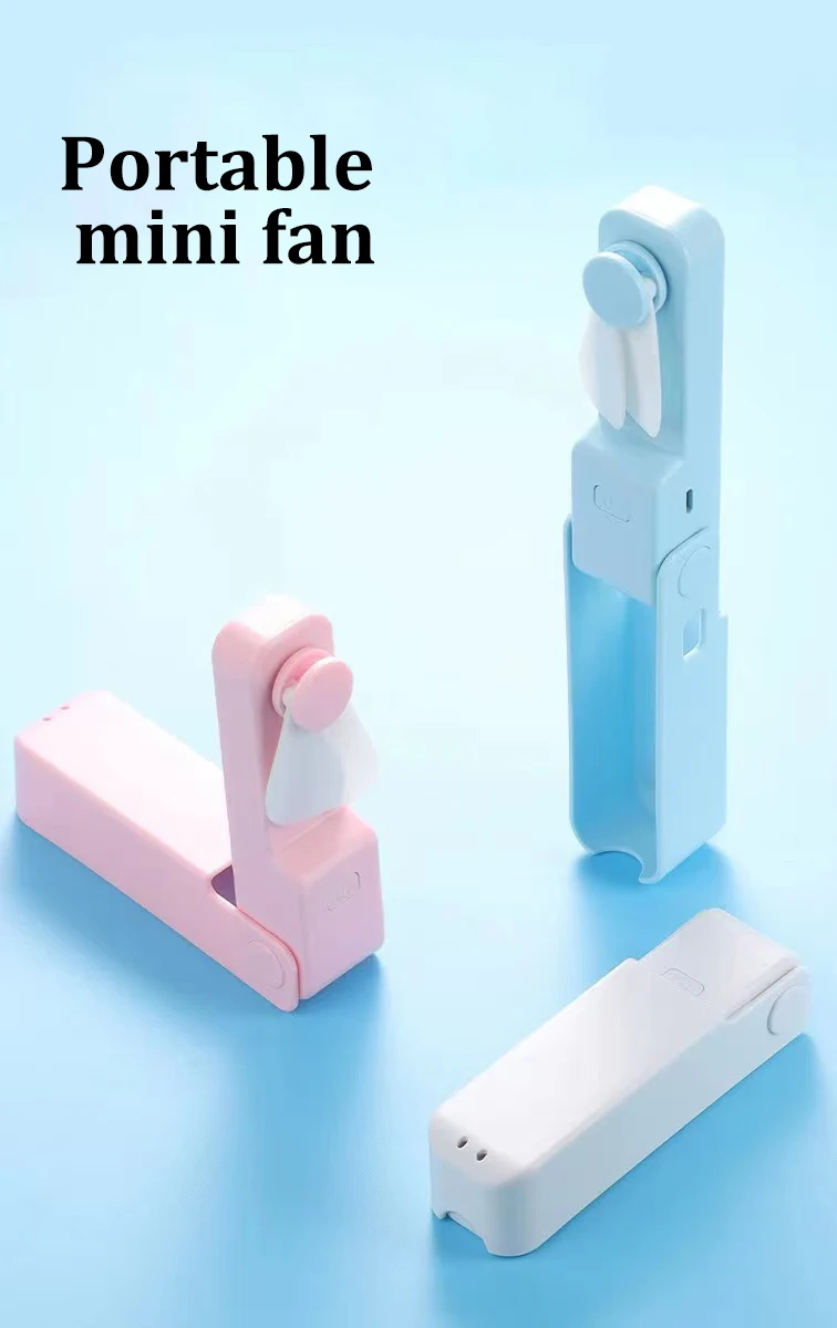 Three Speeds Mini Portable Pocket Fan - Perfect for Travel