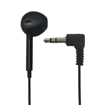 3.5mm One Ear Disposable Mono Earphones Single Side Tour Guide Wired ...