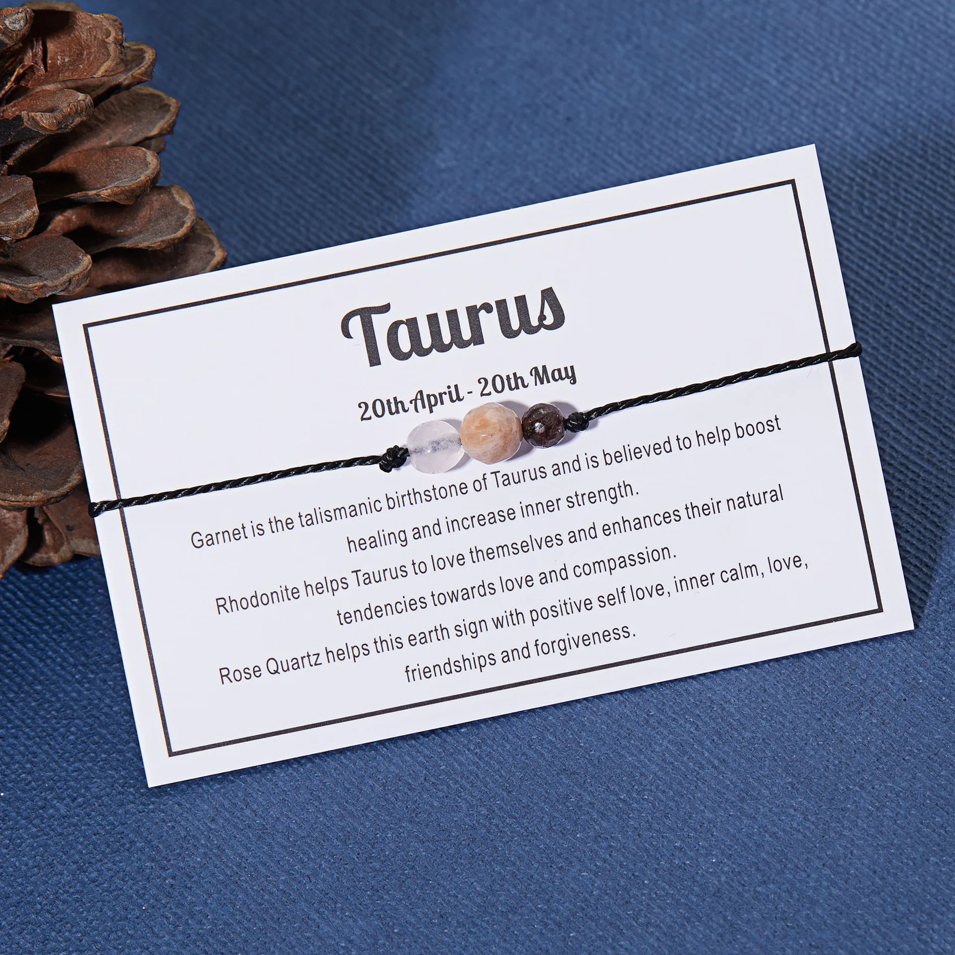 Rts Trendy Wholesale Healing Gemstone Crystal Women Adjustable Rope ...