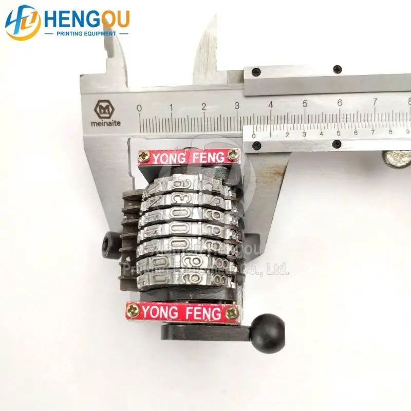 22.3 7-digit Numbering Machine Vertical Forward No Spring Last 3digits ...