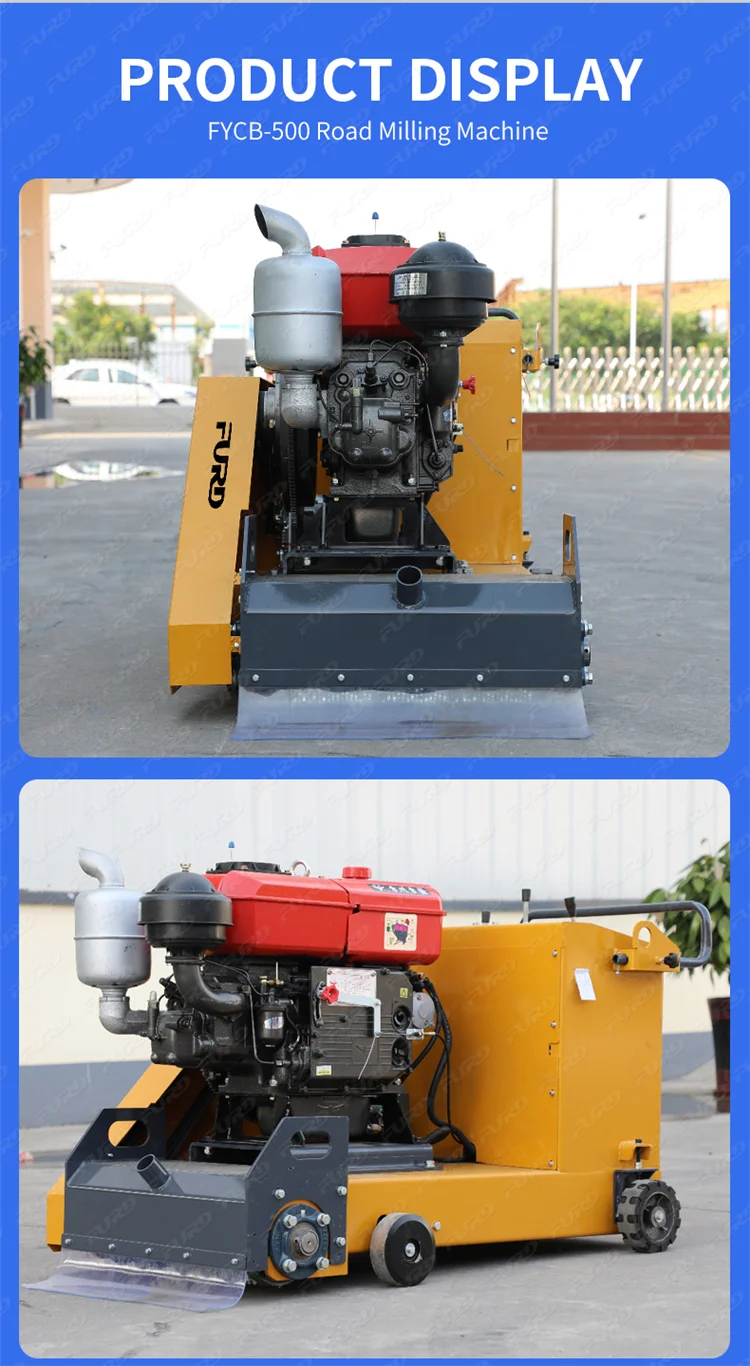 Walk Behind Milling Machine Concrete Asphalt Road Scarifier Milling ...