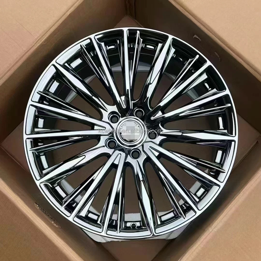 17-20 Inch Black Chrome Passenger Car Wheels 5 Hole PCD 19 Inch ...