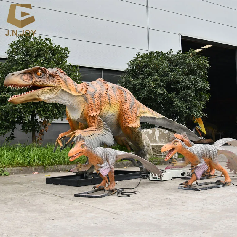 Sgad51life Size Dinosaur Raptor Animatronic Dinosaur Velociraptor For ...