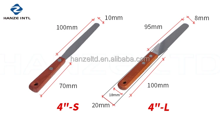 Stainless Steel Ink Spatulas and Knife Essential Printing Materials for ...