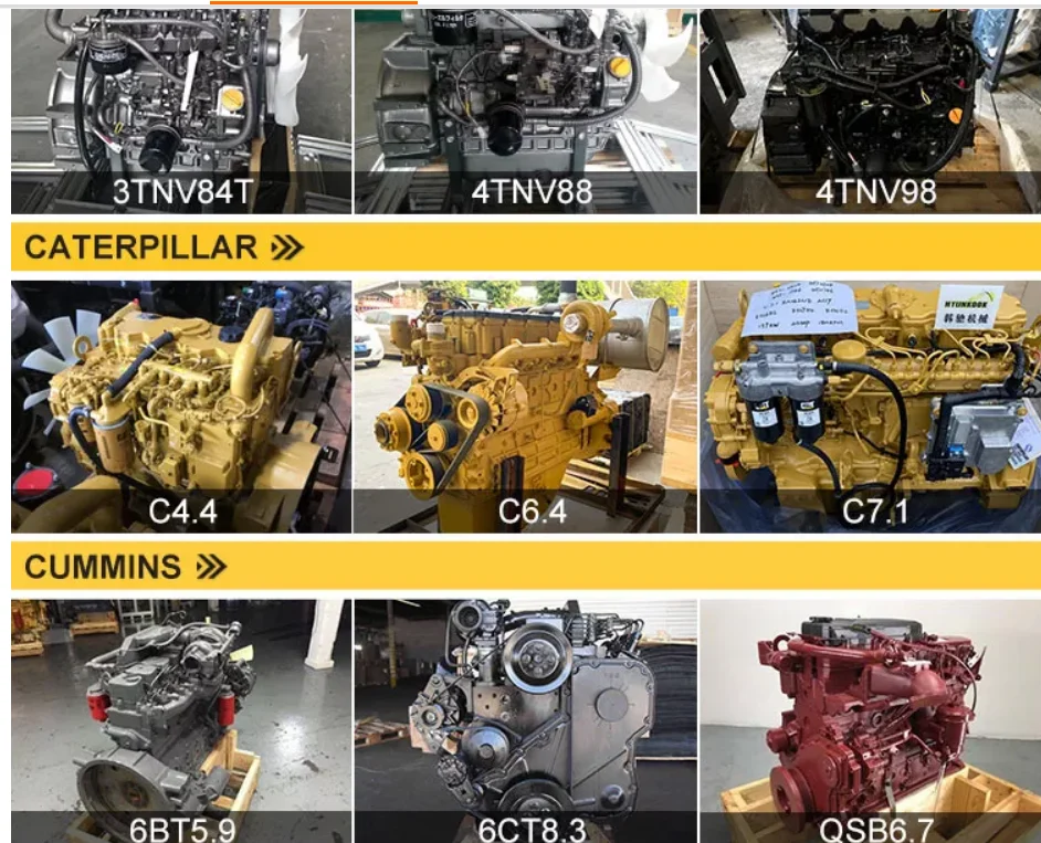 6WG1-XDHAG-03-C3挖掘机发动机总成4HK1-XDHAG-02-C3 133.0KW/2000转/分发动机缸体| Alibaba.com