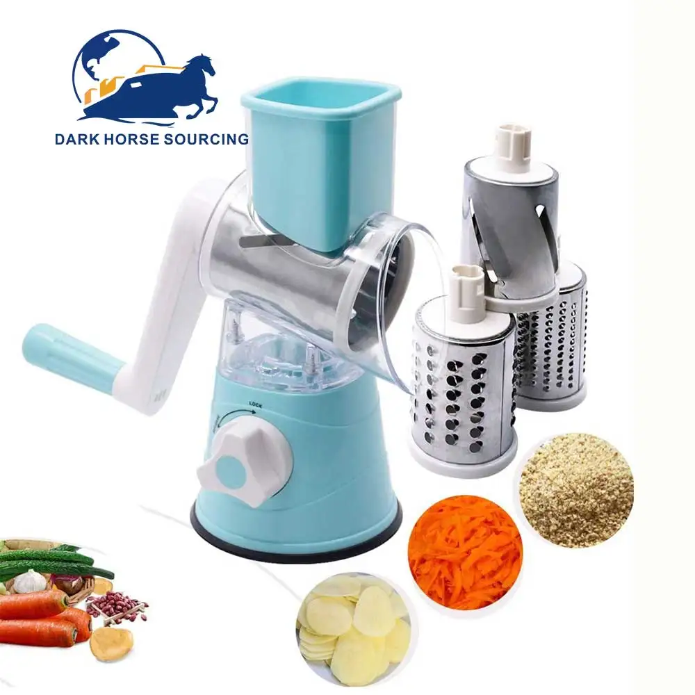 Multifunctional Kitchen Accessories Tabletop 3 In 1 Spiral Slicer ...