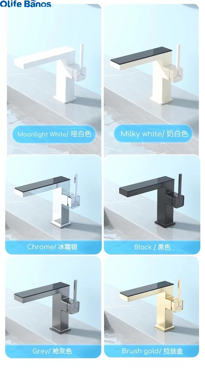 Olife Banos New Design Modern Washbasin Faucet - Black Mixer