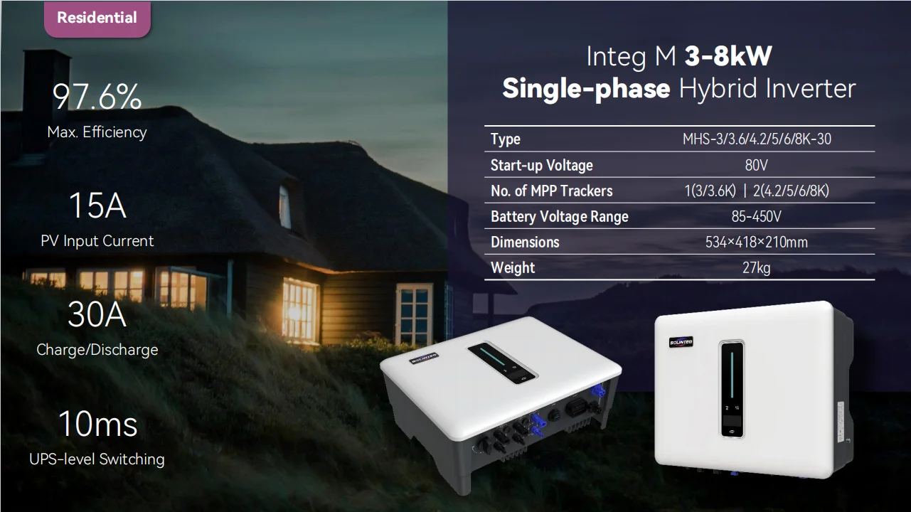 Solinteg 3.6kw Hybrid Inverter - High Efficiency Solar Power