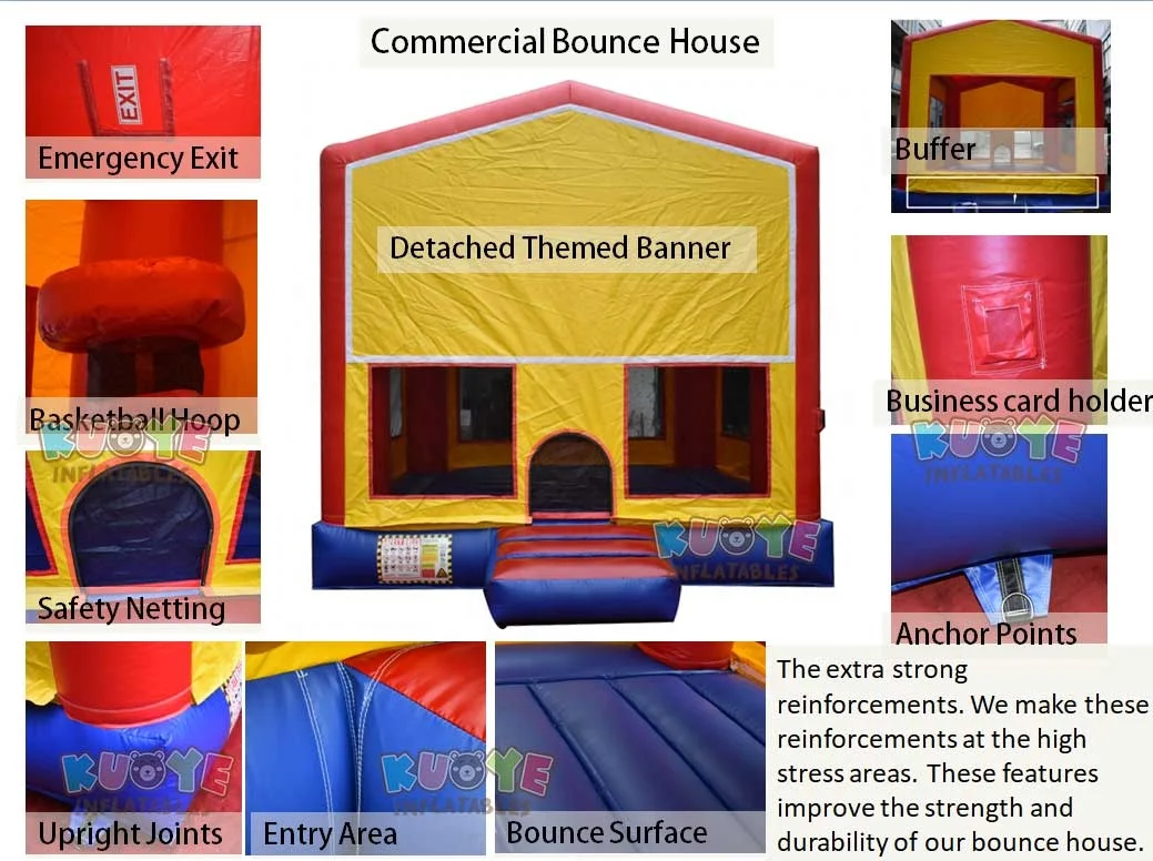 Hot Sale Inflatable Bouncy Castle,Small Bounce House With Internal ...